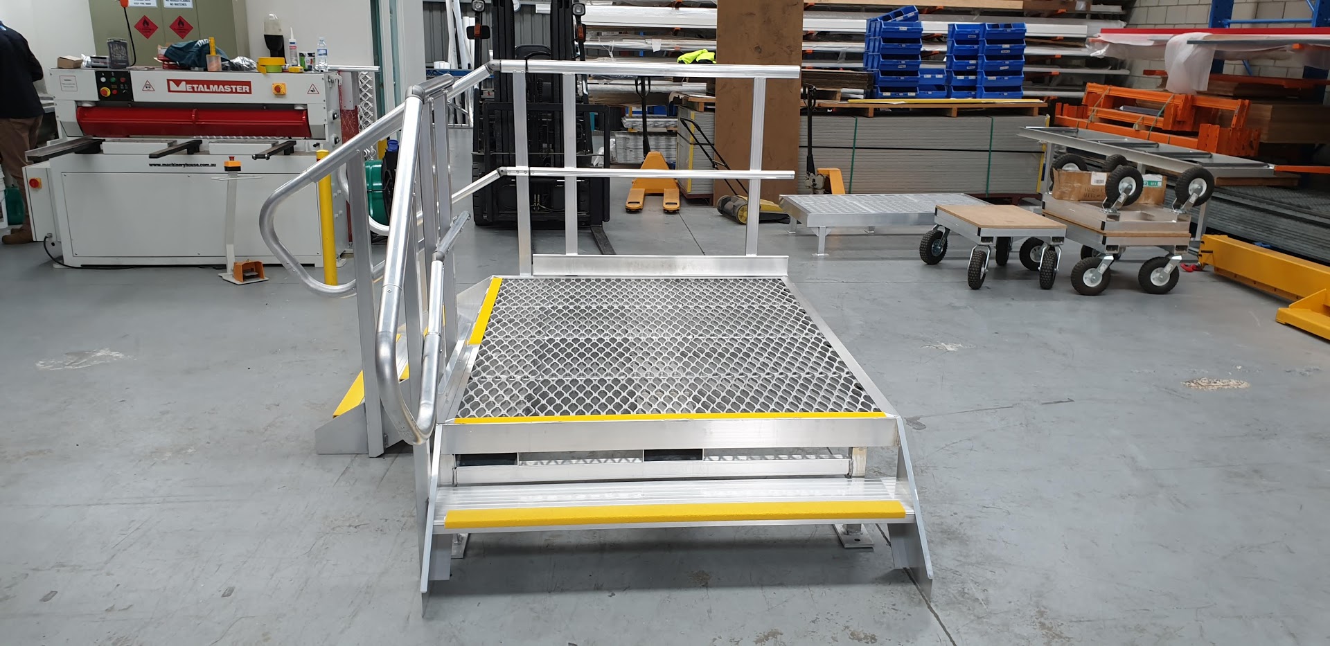 Access Platforms with Handrails - Techline Group Geelong